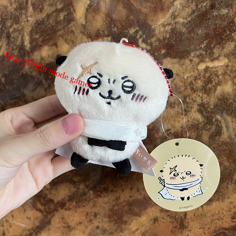 Chiikawa And Friends Mascot Plush Doll Sea Otter Rakko Keychain Pendant ...
