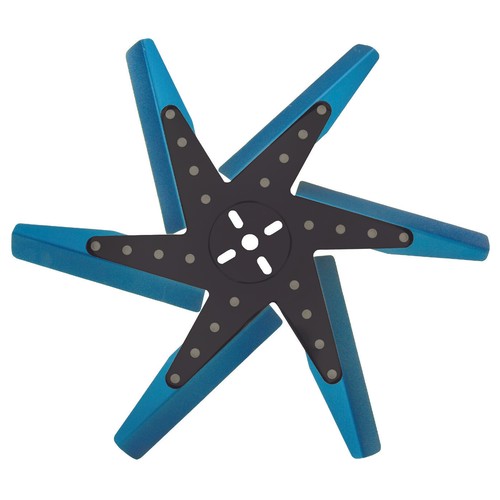 Derale High Performance Flex Fan 18 Inch Blue Blade Black Hub 19918 ...