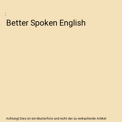 Better Spoken English 333027051 | eBay UK