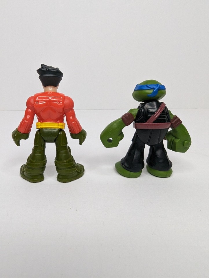 IMAGINEXT Figure LOT 6 Robin Ironman Hulk DC Marvel Mutant Ninja Turtle ...