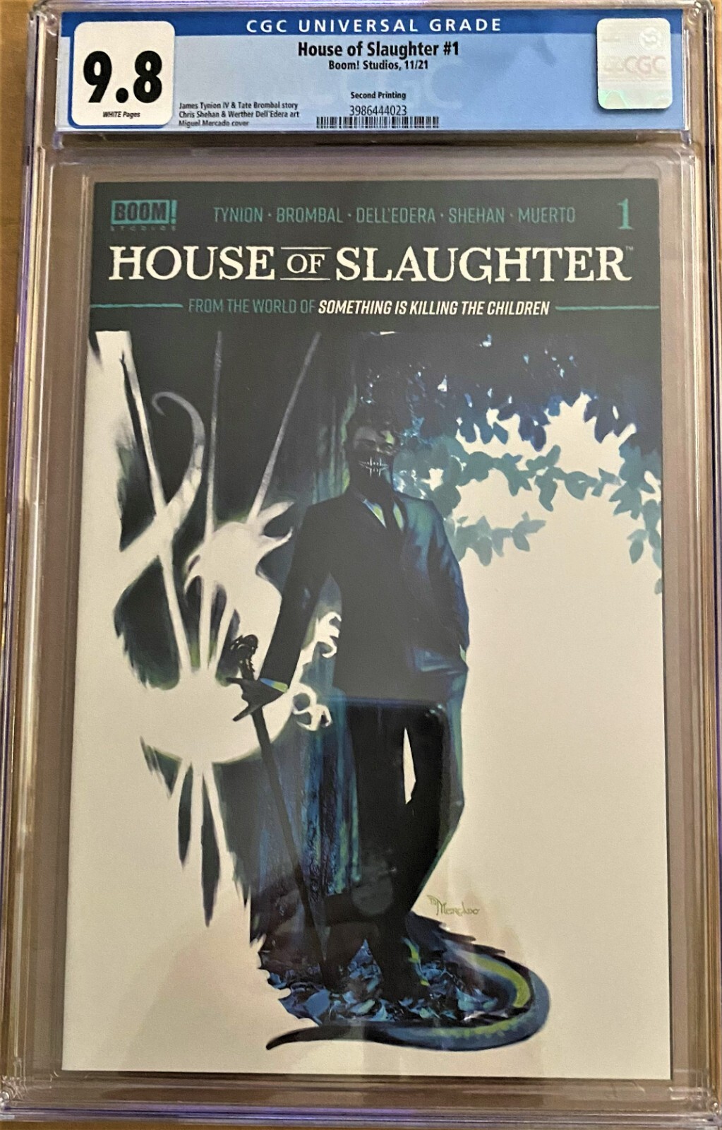 HOUSE OF SLAUGHTER #1 CGC 9.8 MERCADO 2ND PRINT COVER-1st app of Jace ...