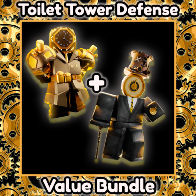 Chief Clockman + Golden Future Clockman +7K💎 - Toilet Tower Defense ...