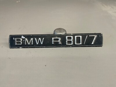 BMW Airhead R80/7 Starter Cover Badge Emblem - Original - OEM - B | eBay
