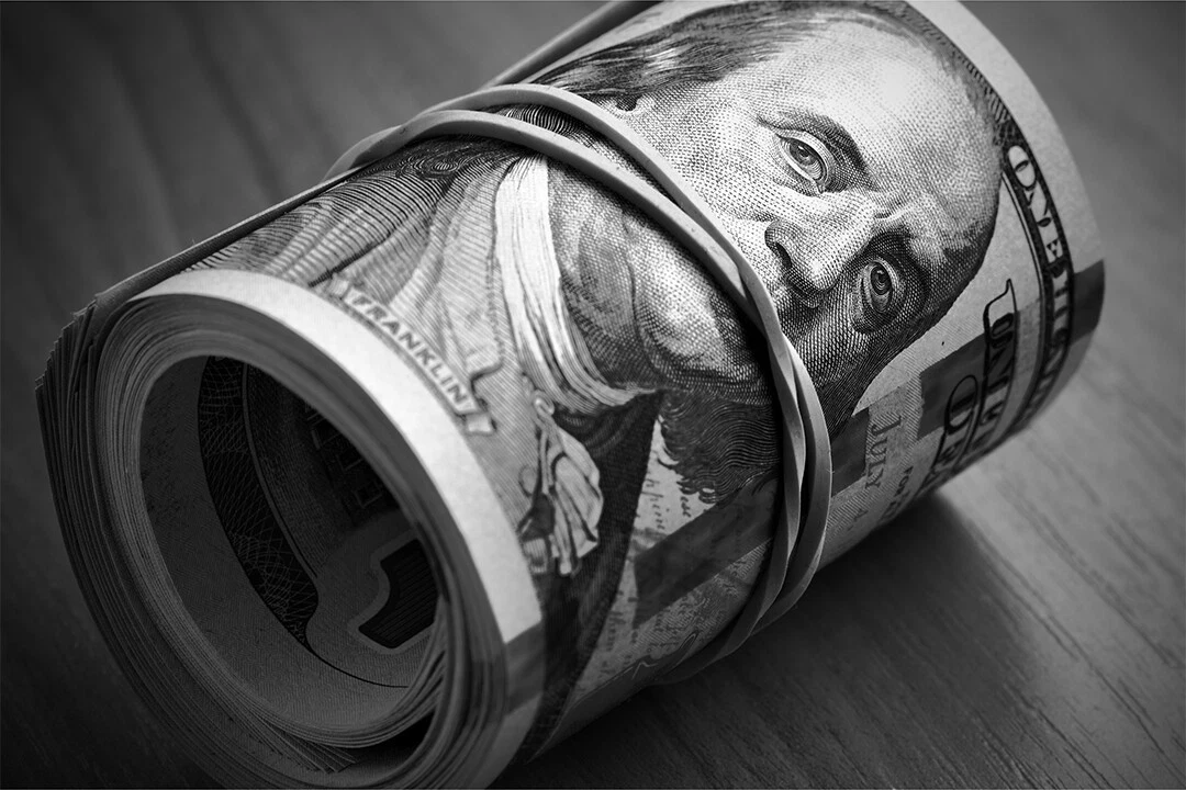 Money Rolled Up