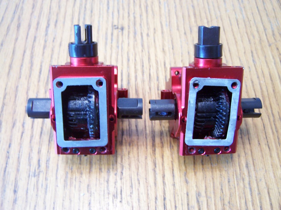Arrma Kraton 6s BLX EXB Front & Rear Differential Diff GP4 Red Aluminum ...