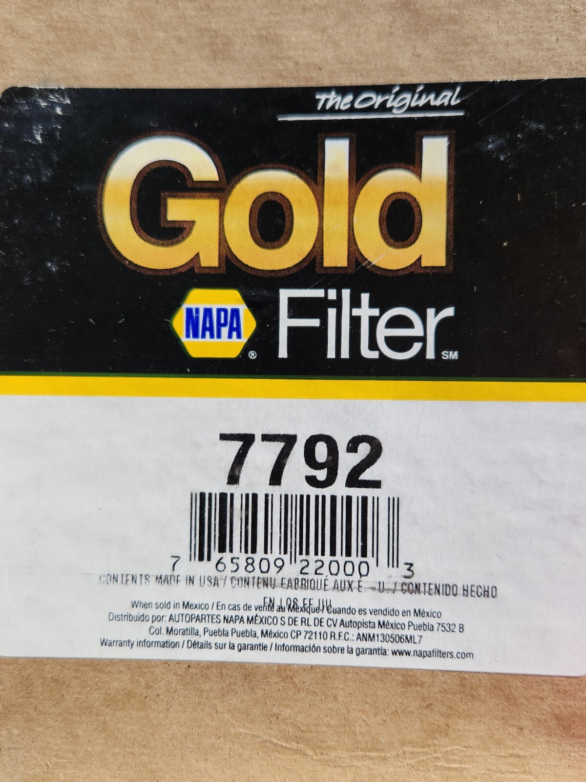 *NIB* Napa Gold Filter Oil 7792 | eBay