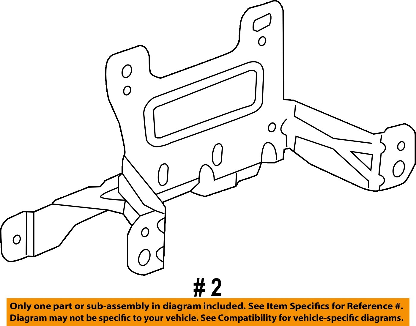 GM OEM 14-19 Sierra 1500 Center Console-Console Assy Front Bracket ...