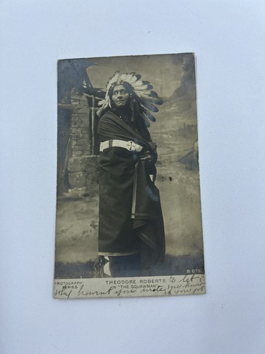 Actor Theodore Roberts In Squawman 1906 | eBay