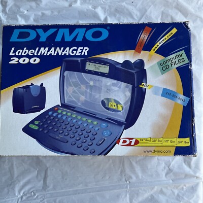 DYMO LabelManager 200 Electronic Labelmaker Tested | eBay