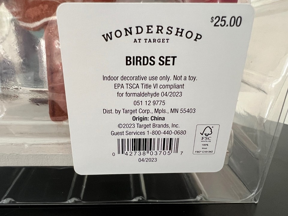 New Target Featherly Friends Christmas Nativity Birds Gingerbread house ...