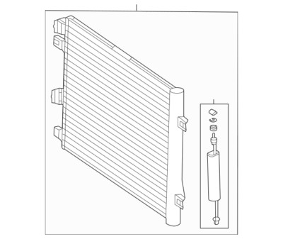 Mercedes Benz Genuine A 220 A 35 AMG 2019-2022 Condenser Assembly OE ...