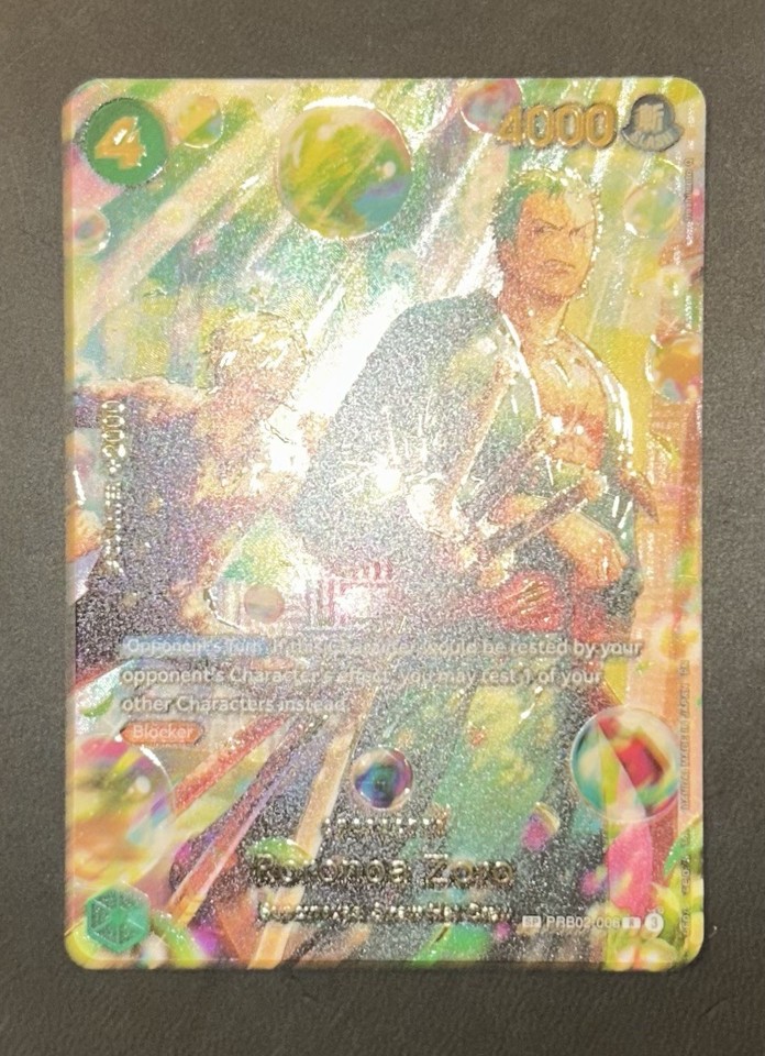 Roronoa Zoro PRB02-006 SP The Azure Sea’s Seven Op14 OnePiece English ...