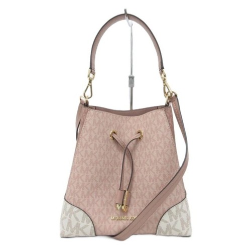 Michael Kors 2 Way Tote Bag Shoulder One Handle MERCER GALLERY Pink ...