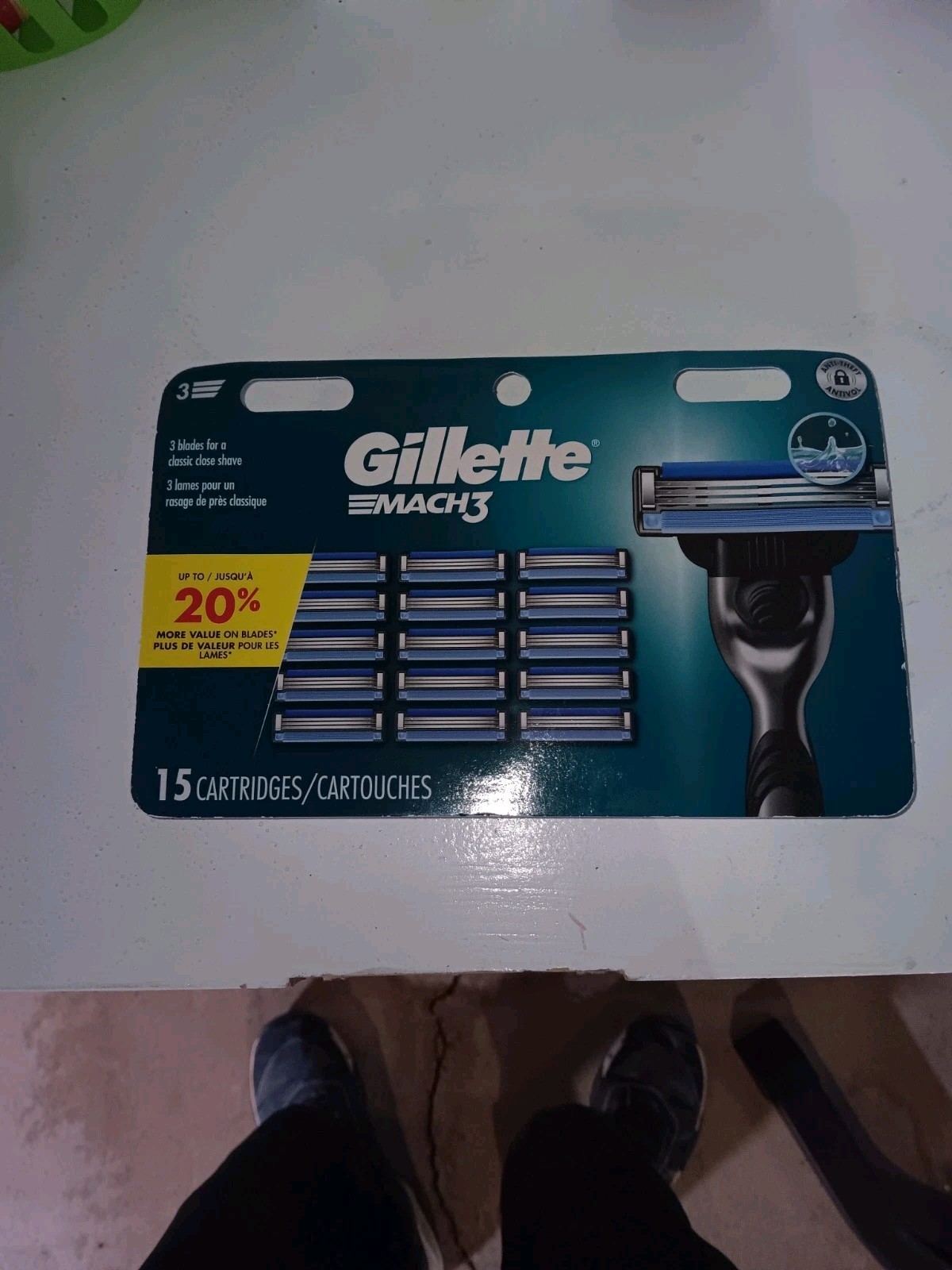 🔥 Gillette Mach3 Razor Blade Refills – 12 Cartridges – Fits All Mach3 ...