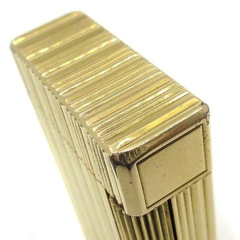 S.T.Dupont LINE 1 Roller Gas Lighter Stripe Gold Spark Confirmed | eBay
