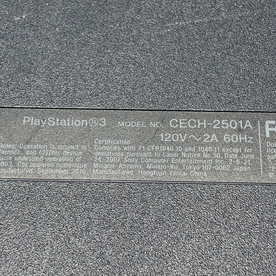Sony Playstation 3 Slim 160GB CECH-2501A Console - Black | eBay