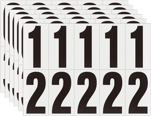 3 Inch Adhesive Numbers for Mailbox, House Numbers, Reflective Number ...