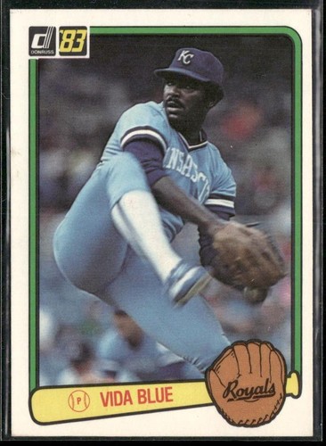 1983 Donruss Vida Blue #34 Kansas City Royals | eBay