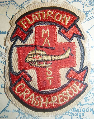 Original Crash Rescue Patch - Red Cross - MAST - FLATIRON - Vietnam War ...