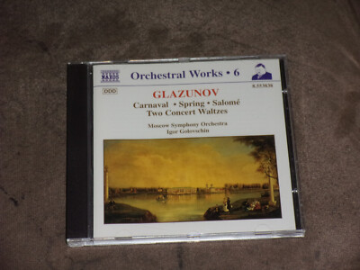 Glazunov Carnaval Spring Salome Two Concert Waltzes (CD, 2000, Naxos ...