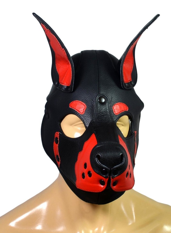 Puppy Hood Custom Animal Head Mask Novelty Costume Dog Hood Doberman | eBay