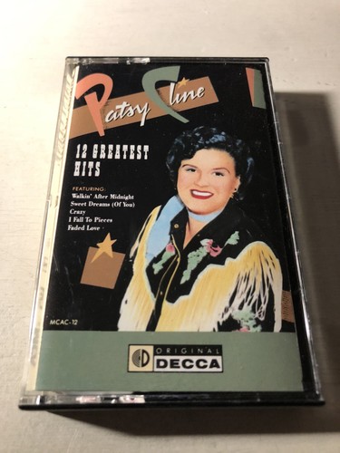Patsy Cline - 12 Greatest Hits (1988) Music Cassette MCA MCAC-12 | eBay