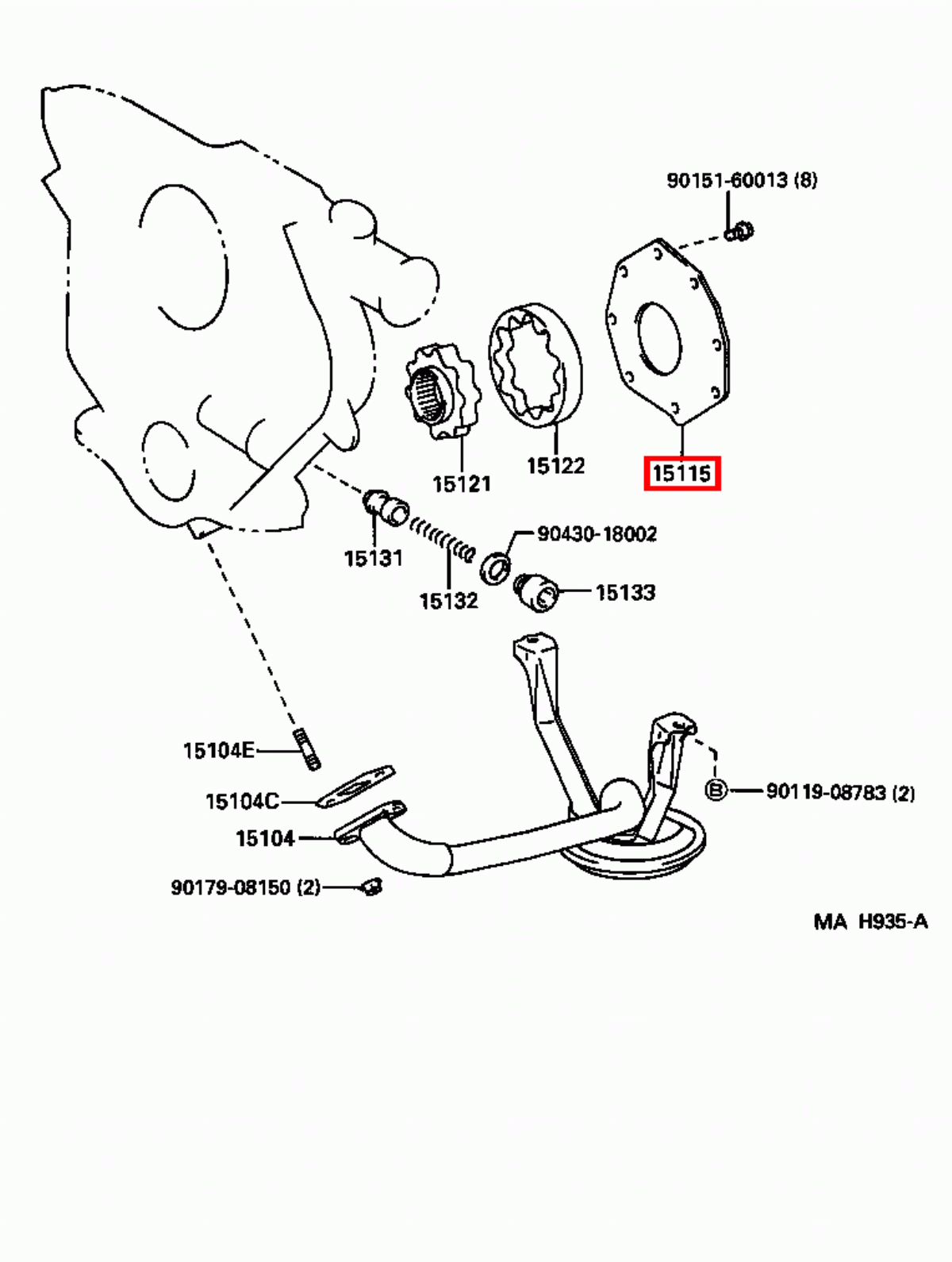 Genuine Prado LJ95 LJ90 LJ150 LJ125 LJ120 Regius Ace LH103 5L 3L Oil ...
