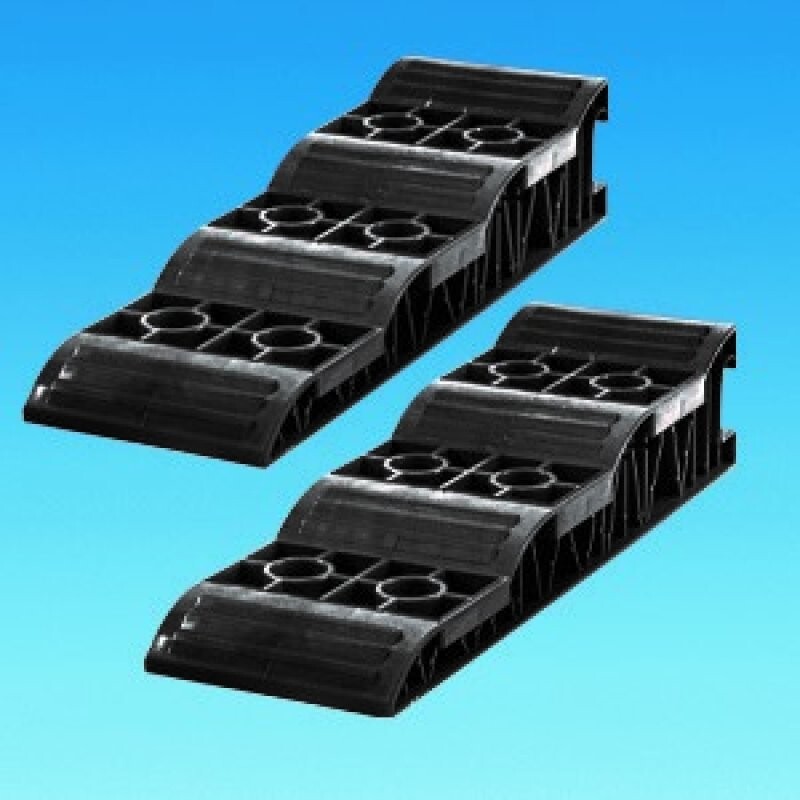 Caravan Jumbo Levelling Chocks 5 Ton Wheel Ramps Level Pair Motorhome ...