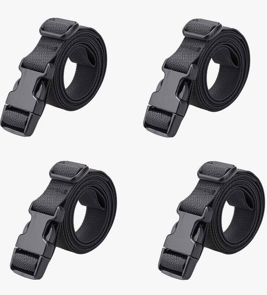 MAGARROW 78 x 1 Strap Buckle Packing Straps Adjustable 1-Inch Belt, 4 ...