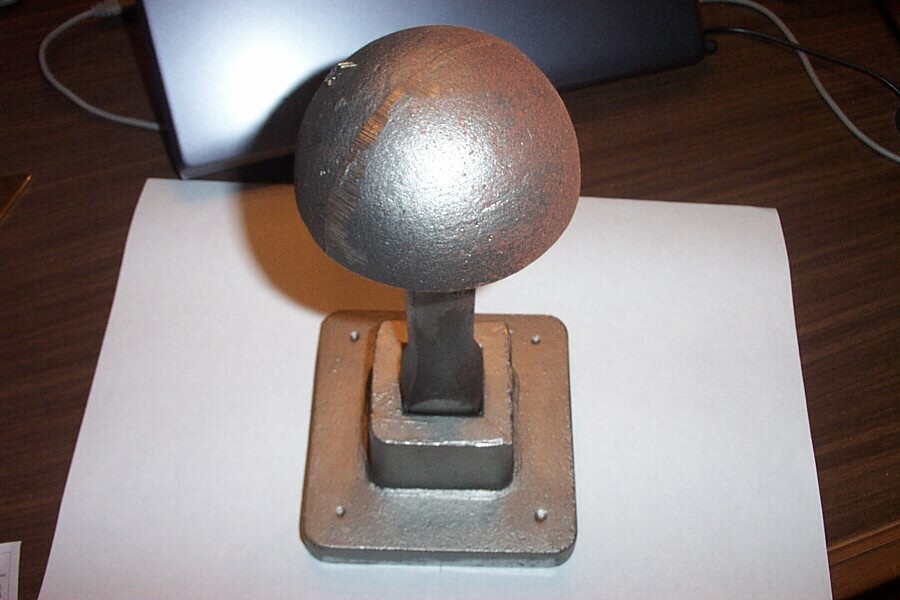 4" Mushroom Pexto Stake and a Large Single Pexto Plate Set, Blacksmith ...