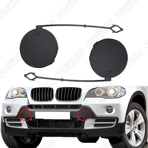2x Front Bumper Tow Hook Cover Caps LH & RH For BMW X5 E70 2007-10 ...