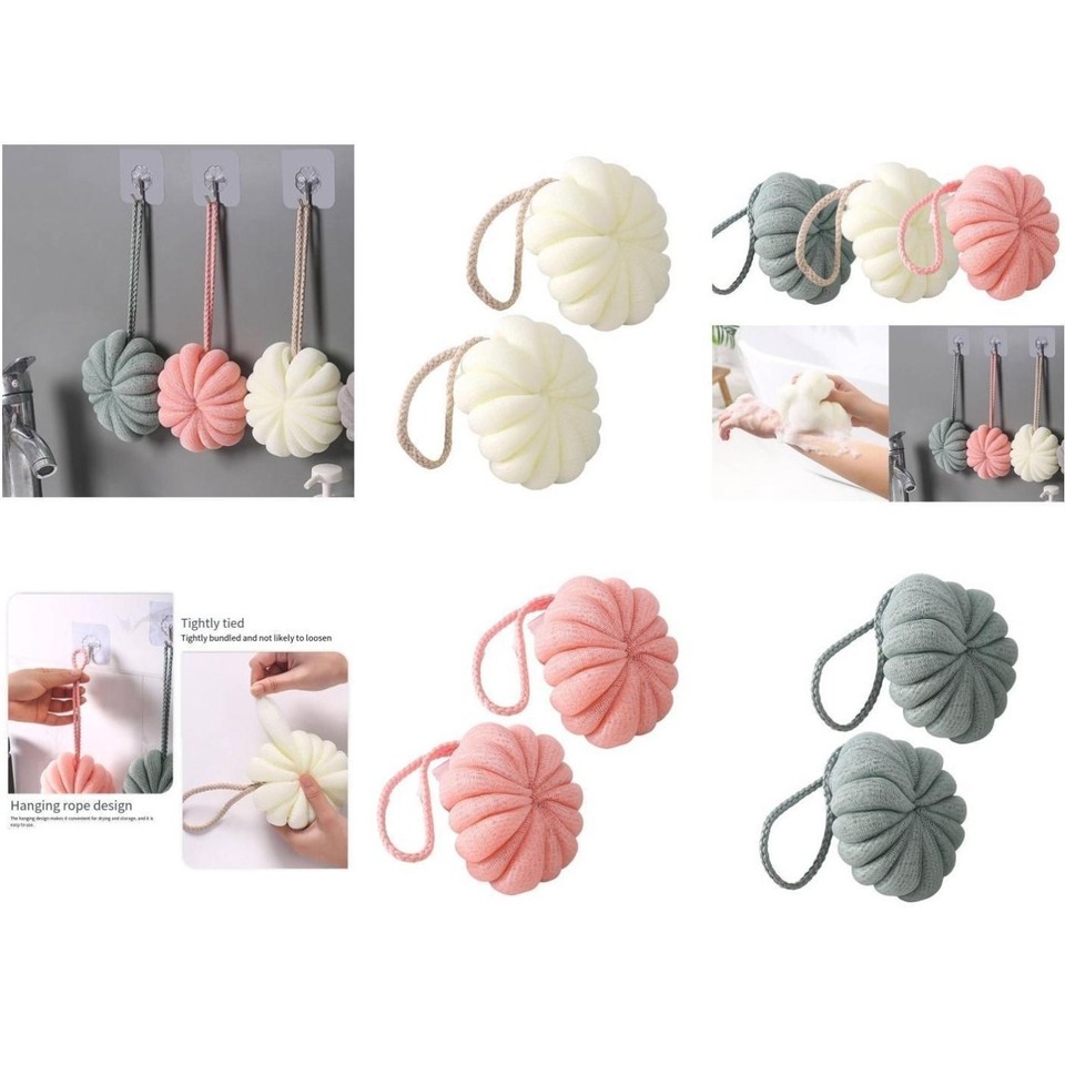 Bath Bubble Ball Sponges Bath Spa Experience Gentle Exfoliation ...