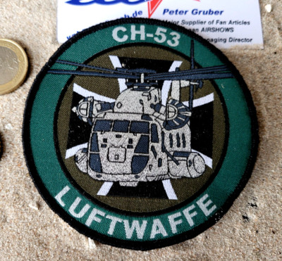 Patch mit Klett Luftwaffe Sikorsky CH - 53 Bundeswehr NATO USAF ...