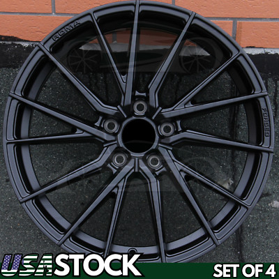NEW Wheels 5x114.3 18" 9.0J 18 Inch Rims Set of 4 Style US Stock Satin ...
