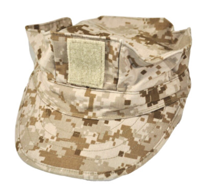 6 3/4 US Navy NWU Type II AOR1 Desert Uniform Hat Utility 8 Point Cap ...