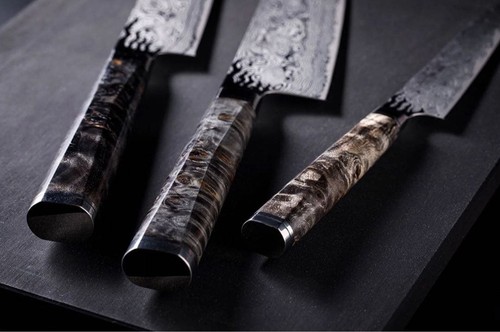 Ryusen Kokuryu MT Sujihiki 260mm 99-Layer Damascus SPG2 Steel Knife | eBay