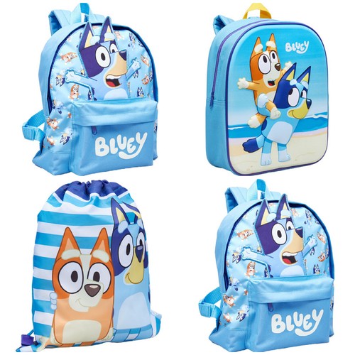 BLUEY OFFICIAL 3D NURSERY BACKPACK SCHOOL BAG BOYS GIRLS TRAVEL BAG ...