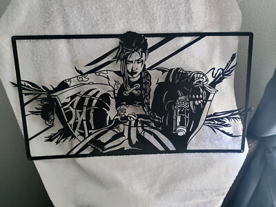 Jinx Arcane League of Legends Anime Metal Wall Art Laser Cut | eBay