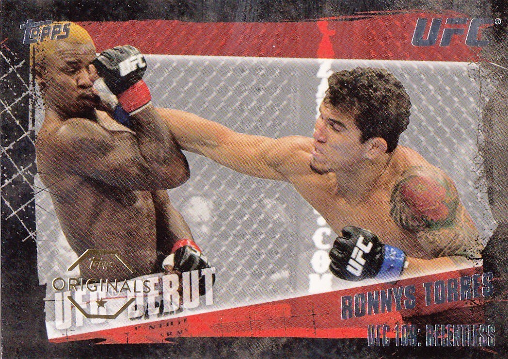 2015 TOPPS UFC CHRONICLES ORIGINALS BUYBACKS CARD #2010-160 RONYS ...