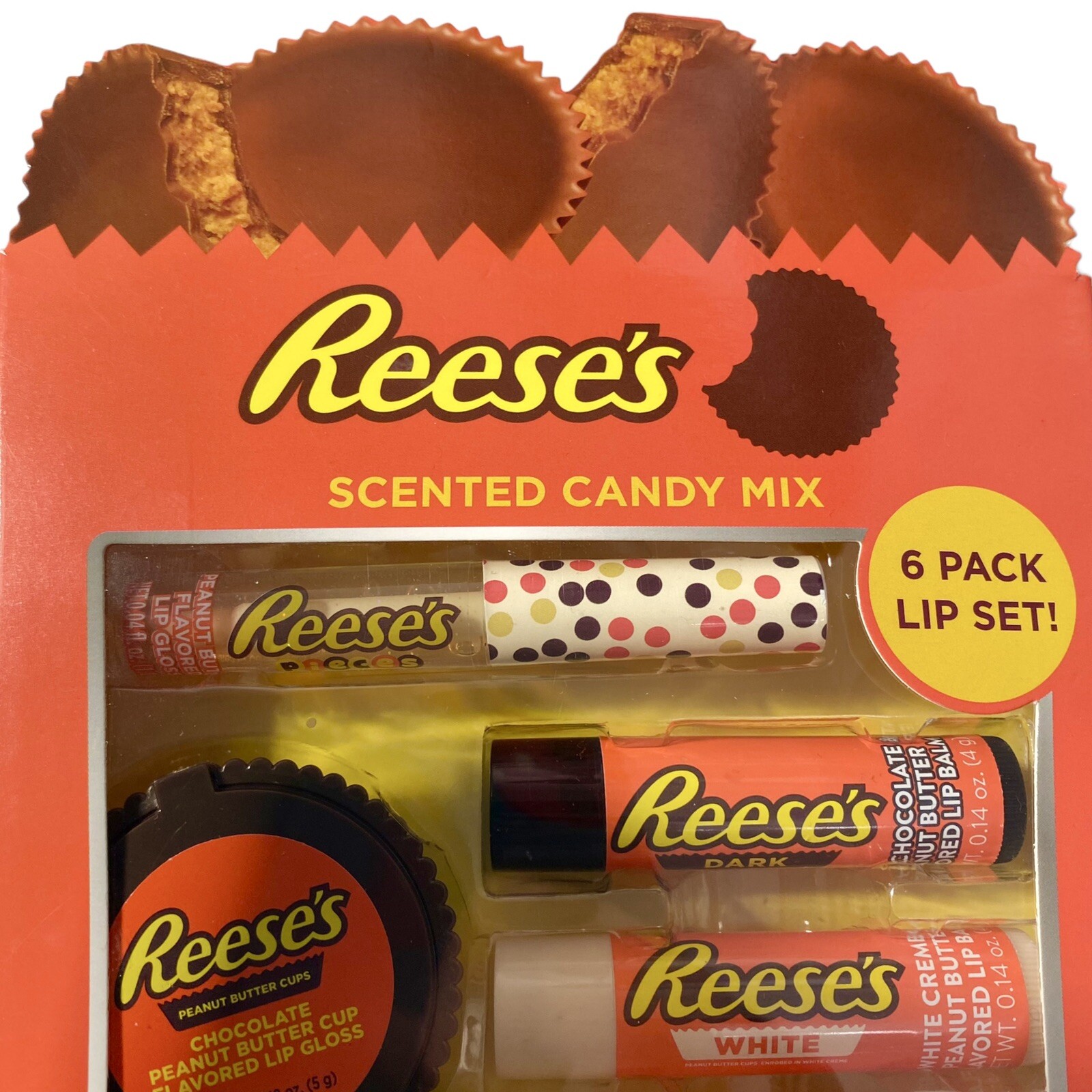 NEW Reese’s Scented Candy Mix 6 Pack Lip Set | eBay