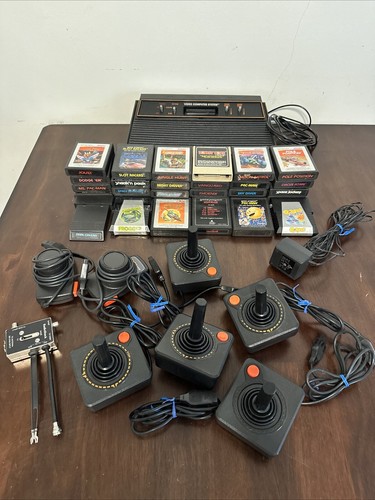 Atari 2600 System Bundle with Console, 30 Games, Joysticks, Paddles ...