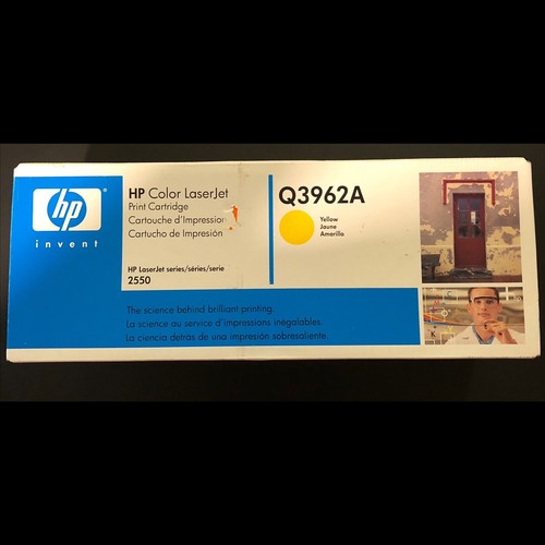 HP Genuine Brand New Ink Toner Cartridge Q3962A Yellow Color LaserJet ...