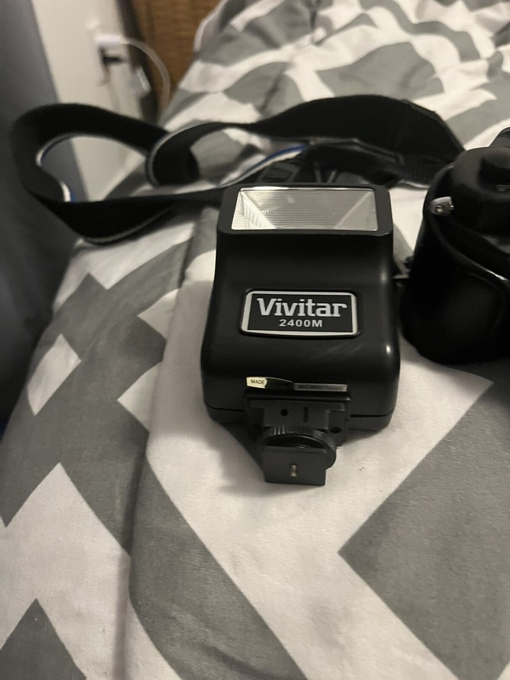 Vivitar V3800N 35mm SLR Film Camera with 50mm Lens Leather Body Case | eBay