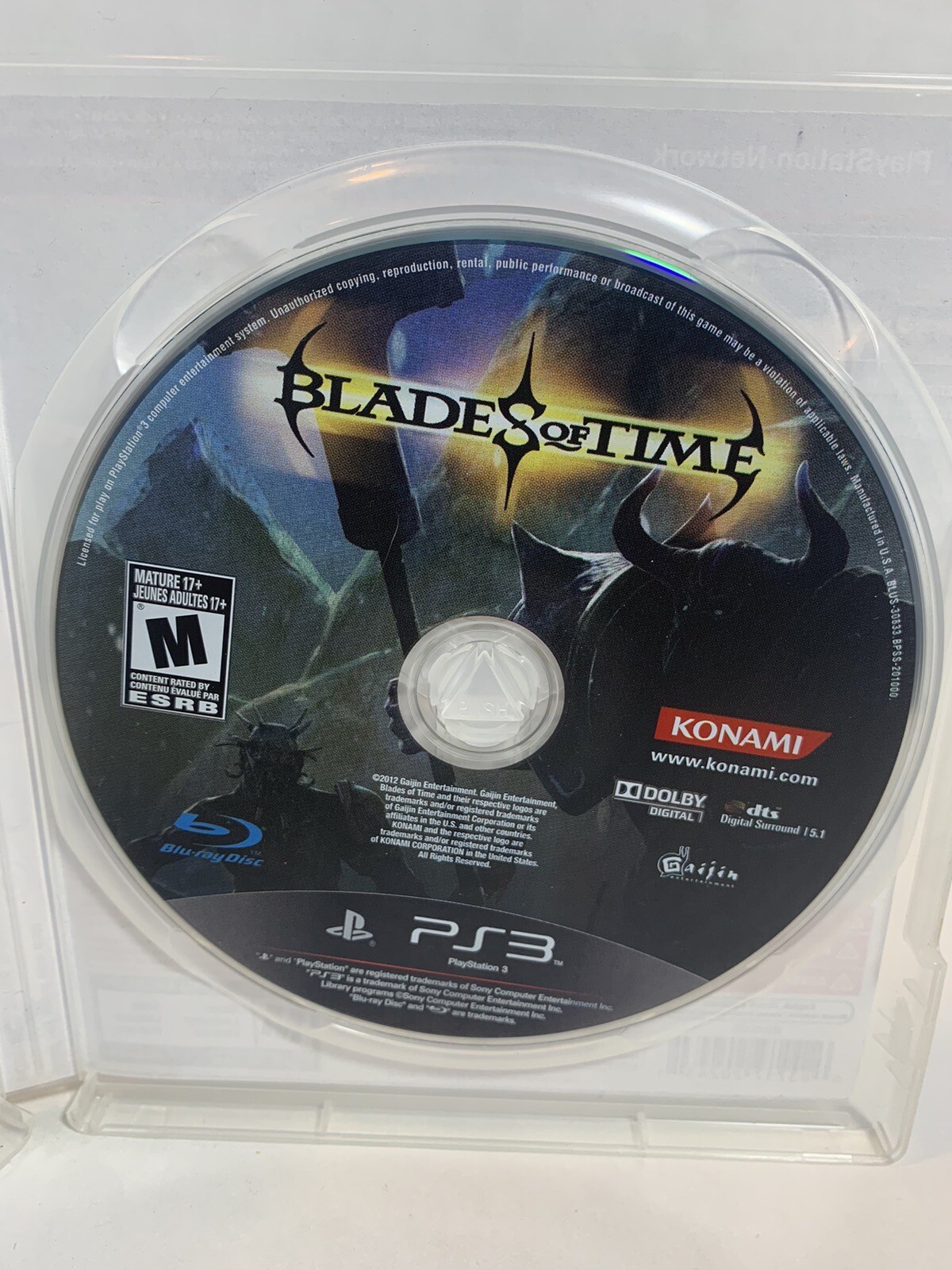 Blades of Time PS3 (Sony PlayStation 3, 2012) No Manual - READ ...