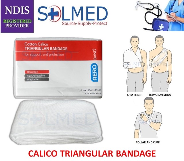 Premium Cotton Calico Triangular Bandage Arm Sling Bandage X5 for sale ...