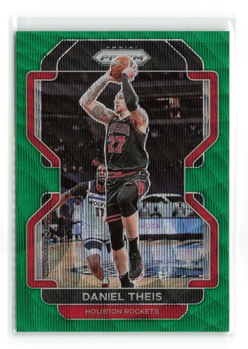 DANIEL THEIS #3 2021-22 PANINI PRIZM ROCKETS Green Wave | eBay