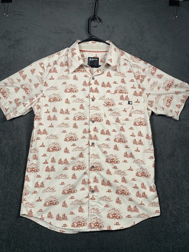 Marmot Syrocco Shirt Men Size M Moonbeam Camping Short Sleeve | eBay