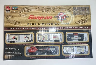 Snap-On Tools HO Scale Train Set 2005 85th Anniversary New Open Box | eBay