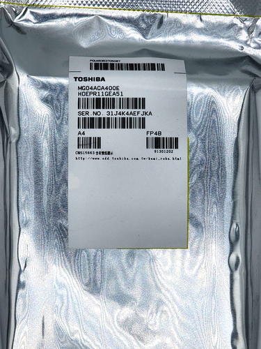 Toshiba MG04ACA400E 4TB 3.5” SATA Enterprise HDD | HDEPR11GEA51 | Brand ...