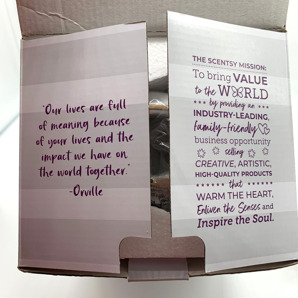 Pug Dog Scentsy Wax Warmer White Puppy Retired Crackle Finish Electric ...